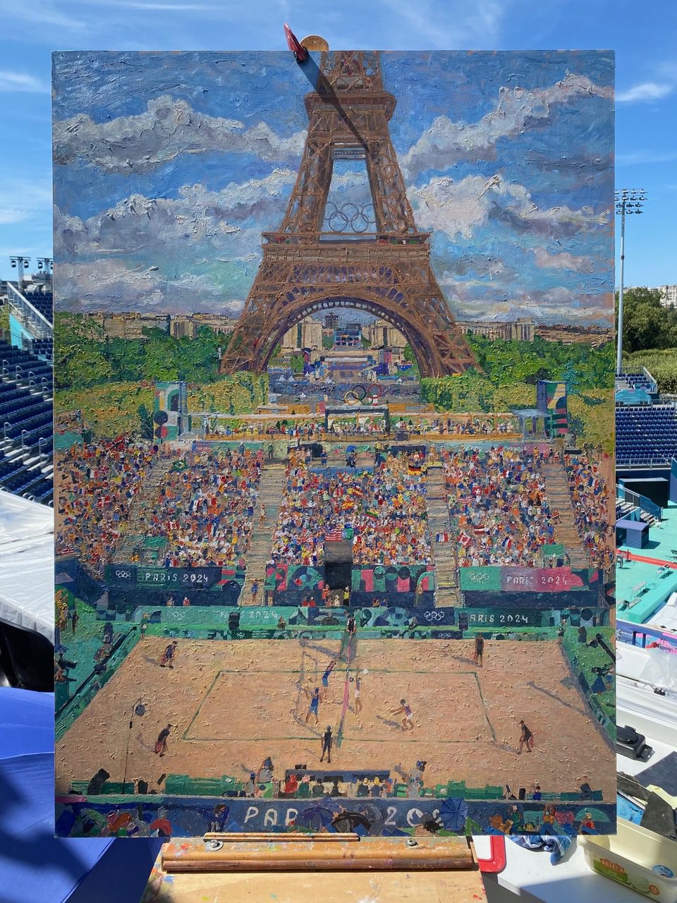 Beach Volleyball Olympic Commissions | The Cranley Gallery